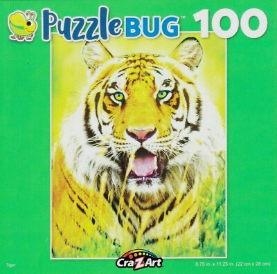 NEW Puzzlebug 100 Piece Jigsaw Puzzle ~ Tiger | eBay
