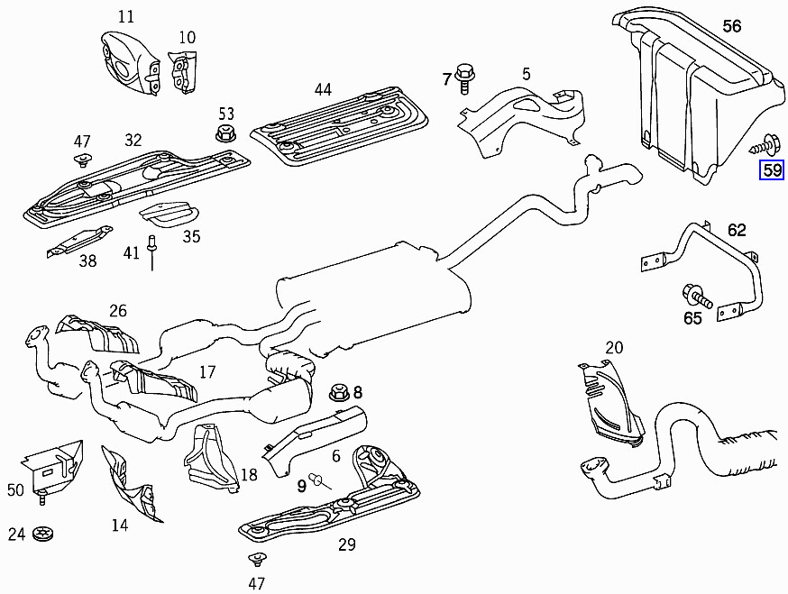 Mercedes 10 mm Hex-Head Bolt Screw M6 x 1.00 x 18 mm A1639900136 New ...