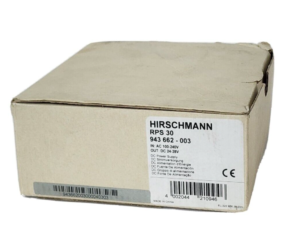 Hirschmann RPS 30 24v DIN Rail Power Supply for sale online | eBay