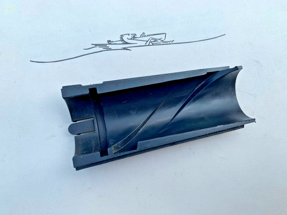 JOHNSON EVINRUDE 329882 0329882 TILLER HANDLE HELIX HALF Fits 4 to 85HP ...