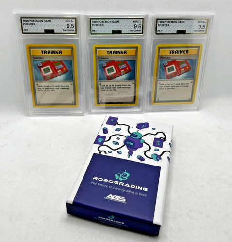 Pokemon Trainer Card Pokedex 87/102 3 Graded AGS at MINT 9.5 | eBay