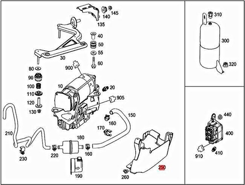 Genuine MERCEDES Cls C218 W212 W218 Coupe Sedan Compressor Cover ...