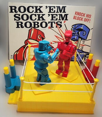 Rock'em Sock'em Robots Mattel 2019 Classic Boxing Toy Game | eBay