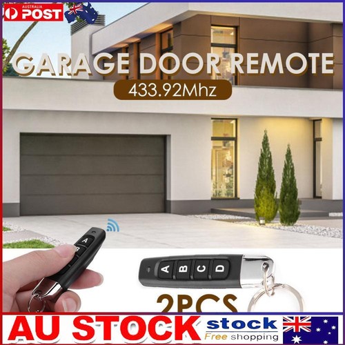 433.92 MHz Remote Control ABCD 4 Channel Clone Key Fob Controller (2pcs ...