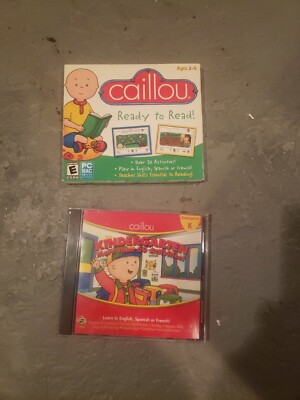 Caillou Package-Caillou Ready To Read & Caillou Kindergarten, brand new ...