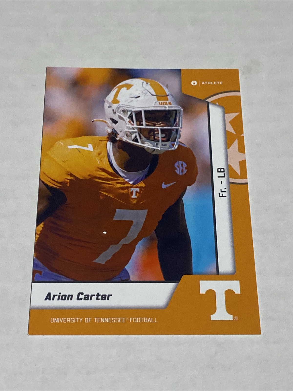 2023 ONIT Tennessee Volunters FOOTBALL card ARION CARTER | eBay