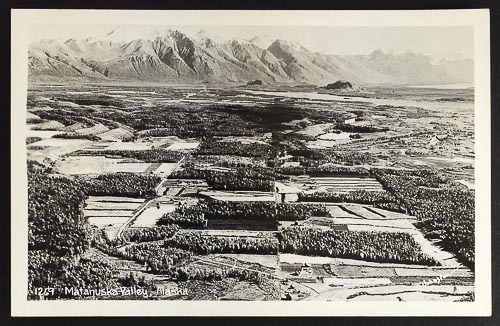 Matanuska Valley, Alaska, Aerial View, Real Photo Postcard | eBay