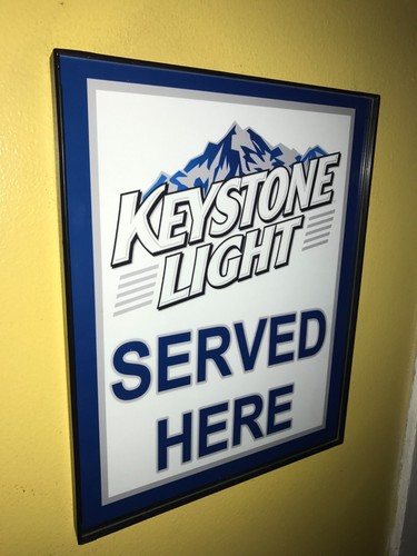 Keystone Light Beer Bar Man Cave Advertising Sign | eBay