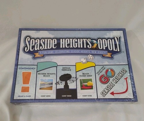 Monopoly Seaside Heights NJ Opoly Monopoly Jersey Shore Board Game NEW ...