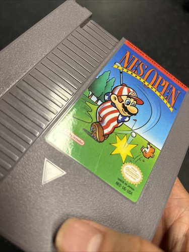 NES Open Tournament Golf Nintendo NES CIB Complete Box Manual Inserts ...