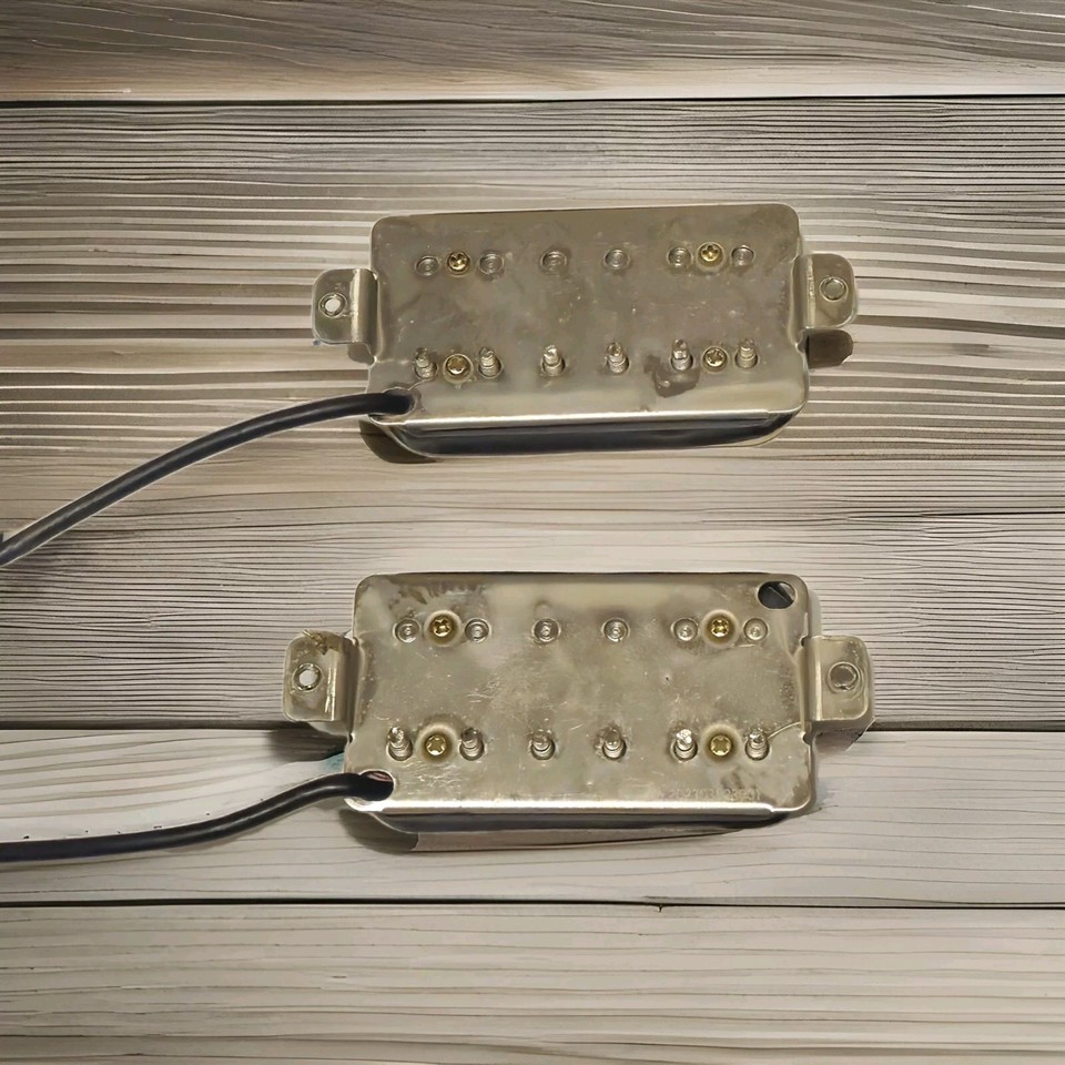 Set 50mm Zebra Split Tap Custom Shop Humbucker Pickup Hand Wound ...