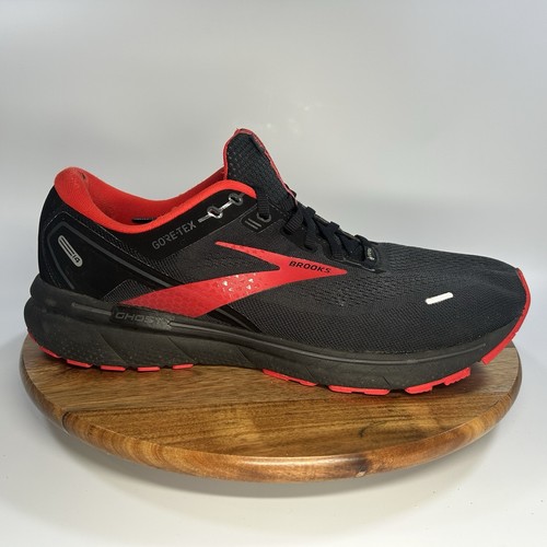 Brooks Mens Ghost 14 GTX 1103681d004 Black Red Running Shoes Sneakers ...