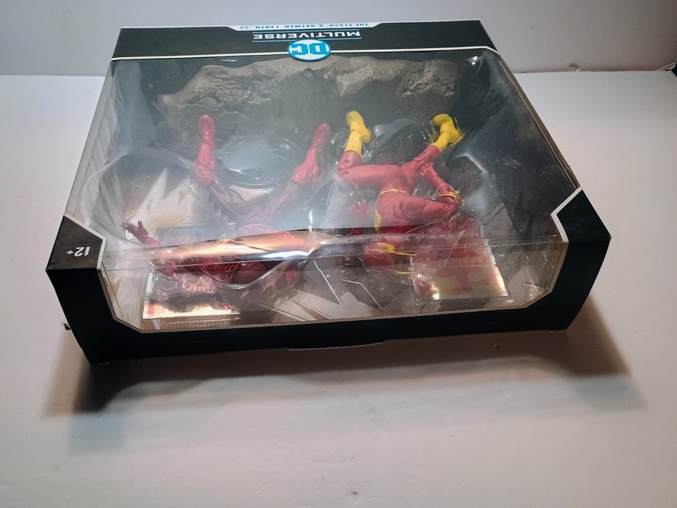 DC MULTIVERSE THE FLASH AND BATMAN EARTH 52 ACTION FIGURE SET MCFARLANE ...