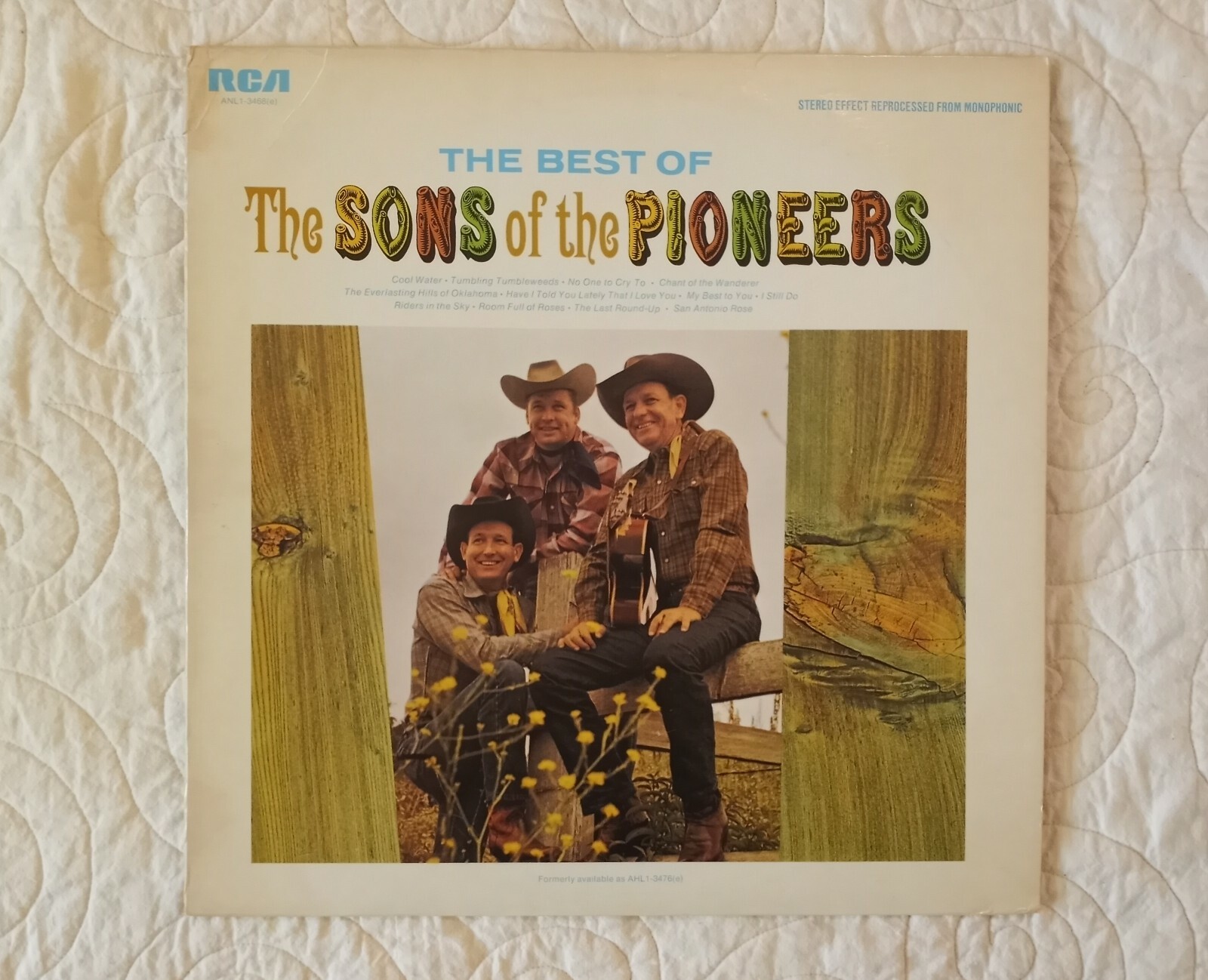 The Best Of The Sons Of The Pioneers 1966 Vinyl Record Album LP | eBay