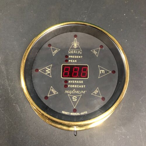 Merlin Digital Wind Speed Direction Instrument by Maximum Weather ...