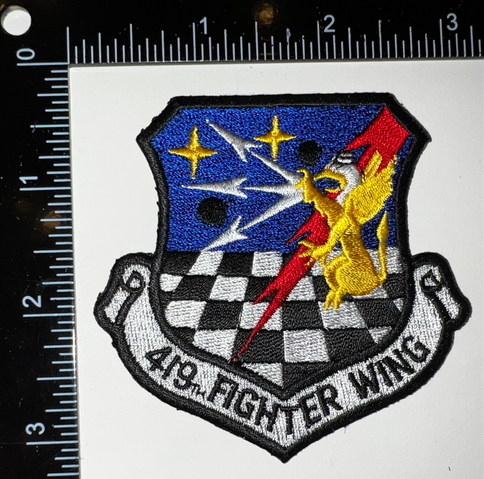 USAF US Air Force 419th Fighter Wing Utah ANG Diamondback Patch | eBay