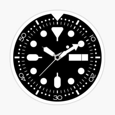 Watch Watches Collector Black Dial Clock Time Vinyl Decal Sticker ...