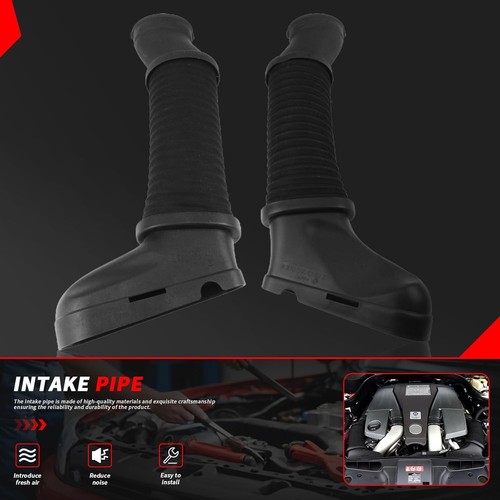 2 PCS Air Cleaner intake Duct Hose Pair LH & RH For Benz 2011-2017 E550 ...