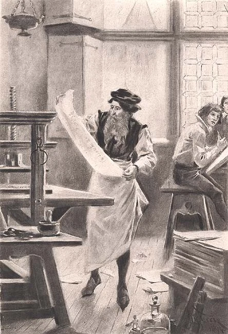 Johannes Gutenberg Artwork