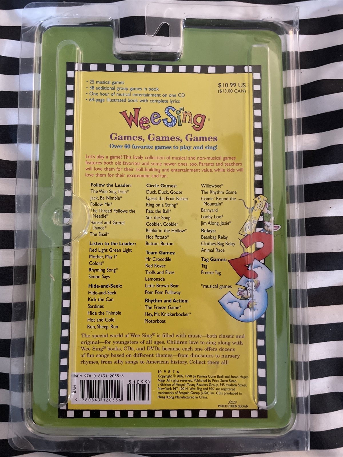 Wee Sing Games, Games, Games by Susan Hagen Nipp and Pamela Conn Beall ...