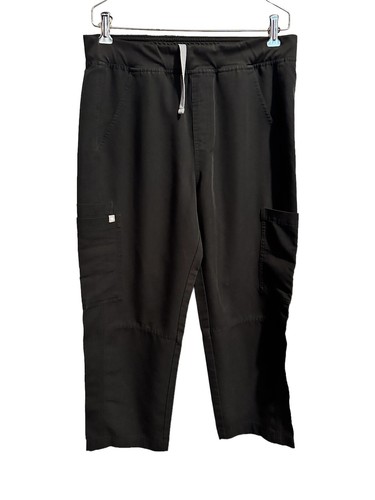 Figs Pants Mens Medium Scrub Axim 2.0 Cargo Black Bottoms T2001S | eBay