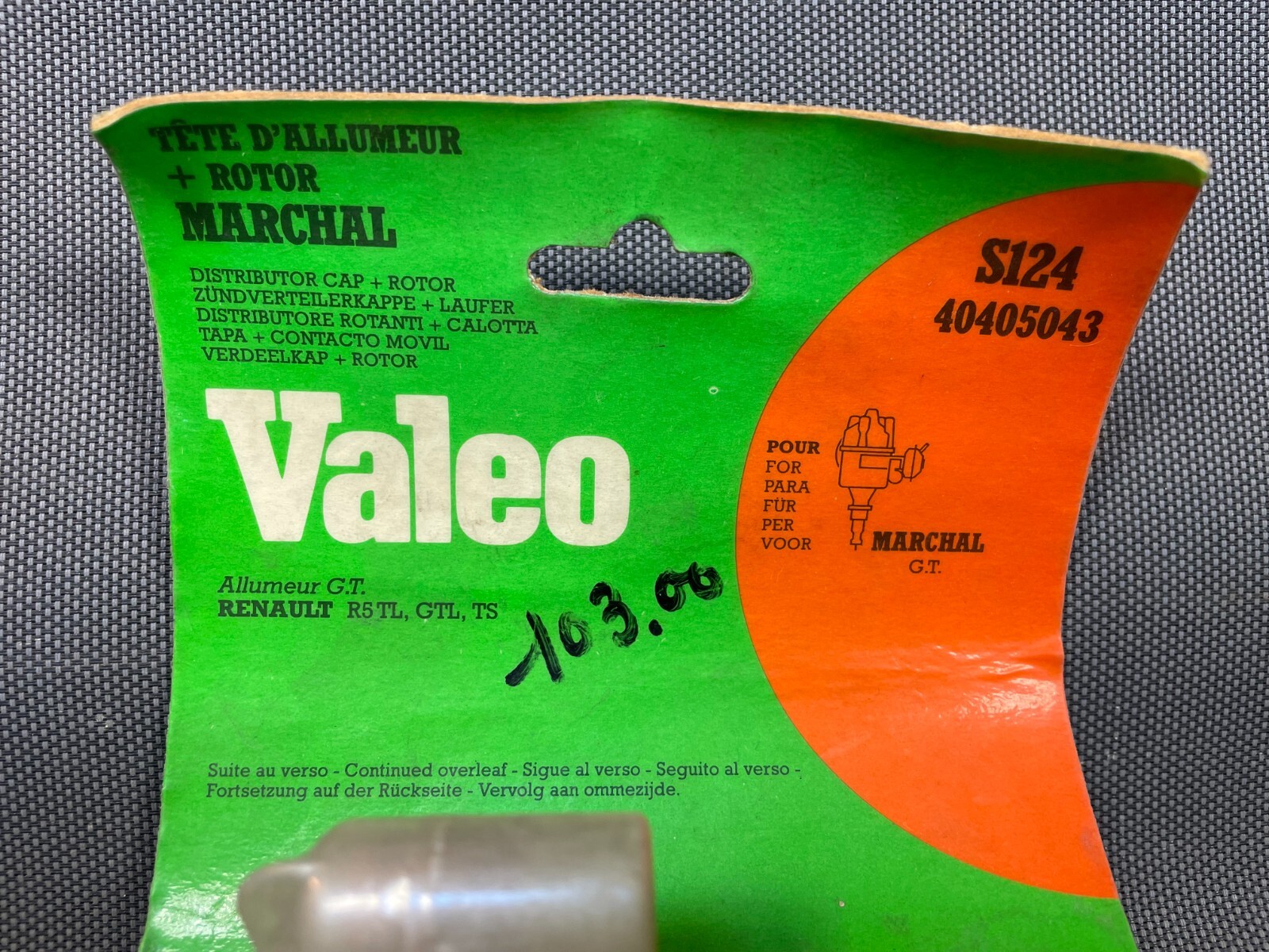 Old Delco Head / Ignition And Rotor Ducellier Renault R5 TL, GTL, TS ...