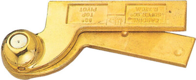 Cardine Porta Superiore Ambidestro in ottone lucido 45110059 TROPEX ...