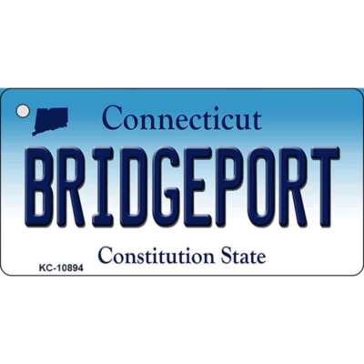 Bridgeport Connecticut State License Plate Tag Key Chain KC-10894 | eBay