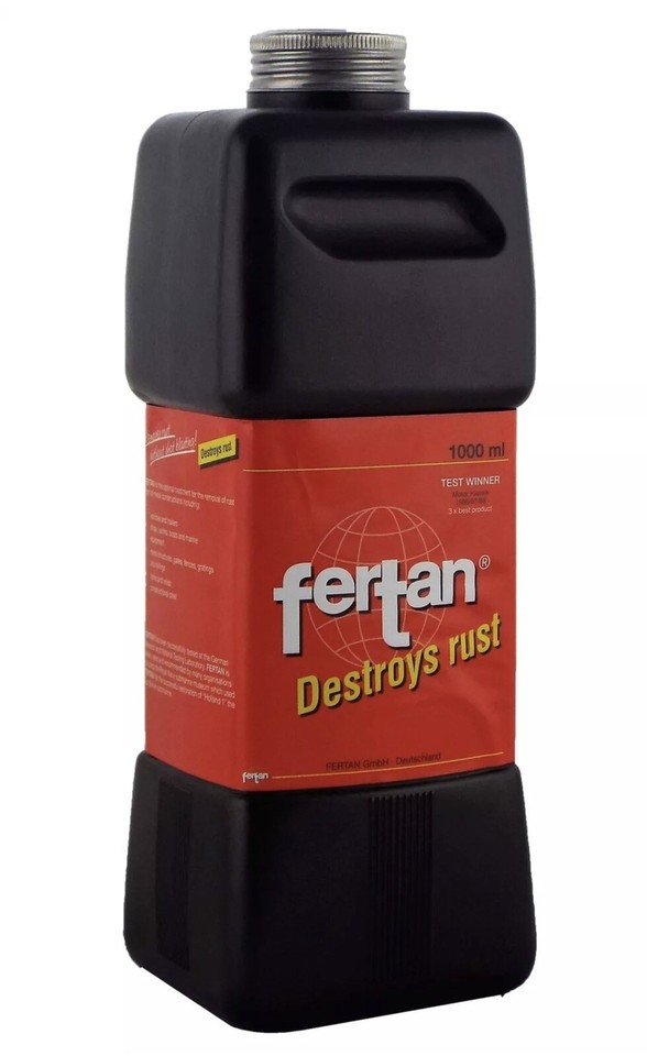 1L Fertan Rust Converter, Treatment, Killer, Removal Corrosion ...