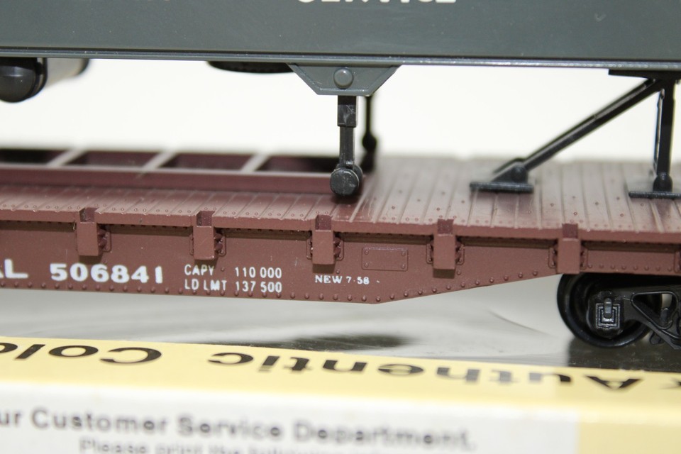 Con-Cor HO Scale NYC New York Central 54' TOFC Flat Car w/ Pacemaker ...