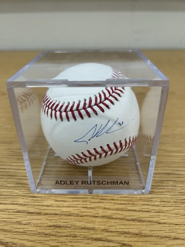 Adley Rutschman Autographed Official MLB Baseball With Protective Case ...