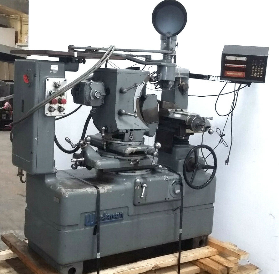 WICKMAN OPTICAL PROFILE GRINDING MACHINE 690038 DRO TAYLOR HOBSON ...