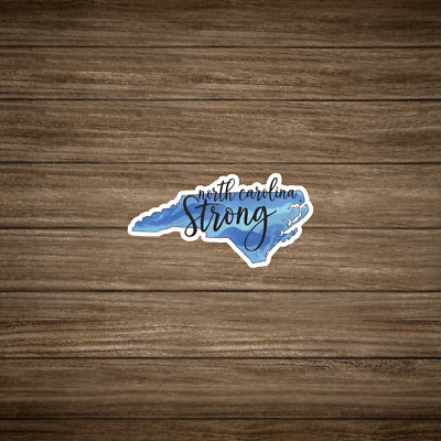 North Carolina Strong - Watercolor State Outline Sticker #2980 | eBay