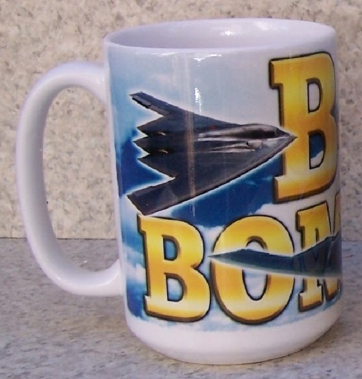 Coffee Mug Military Aircraft B-2 Spirit Bomber NEW 14 ounce cup with ...