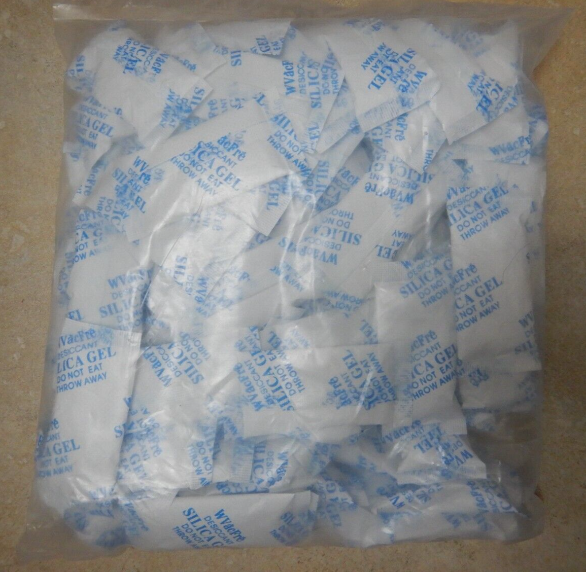 10g - 100 Pack Silica Gel Desiccant Moisture Absorber Humidity Packs ...