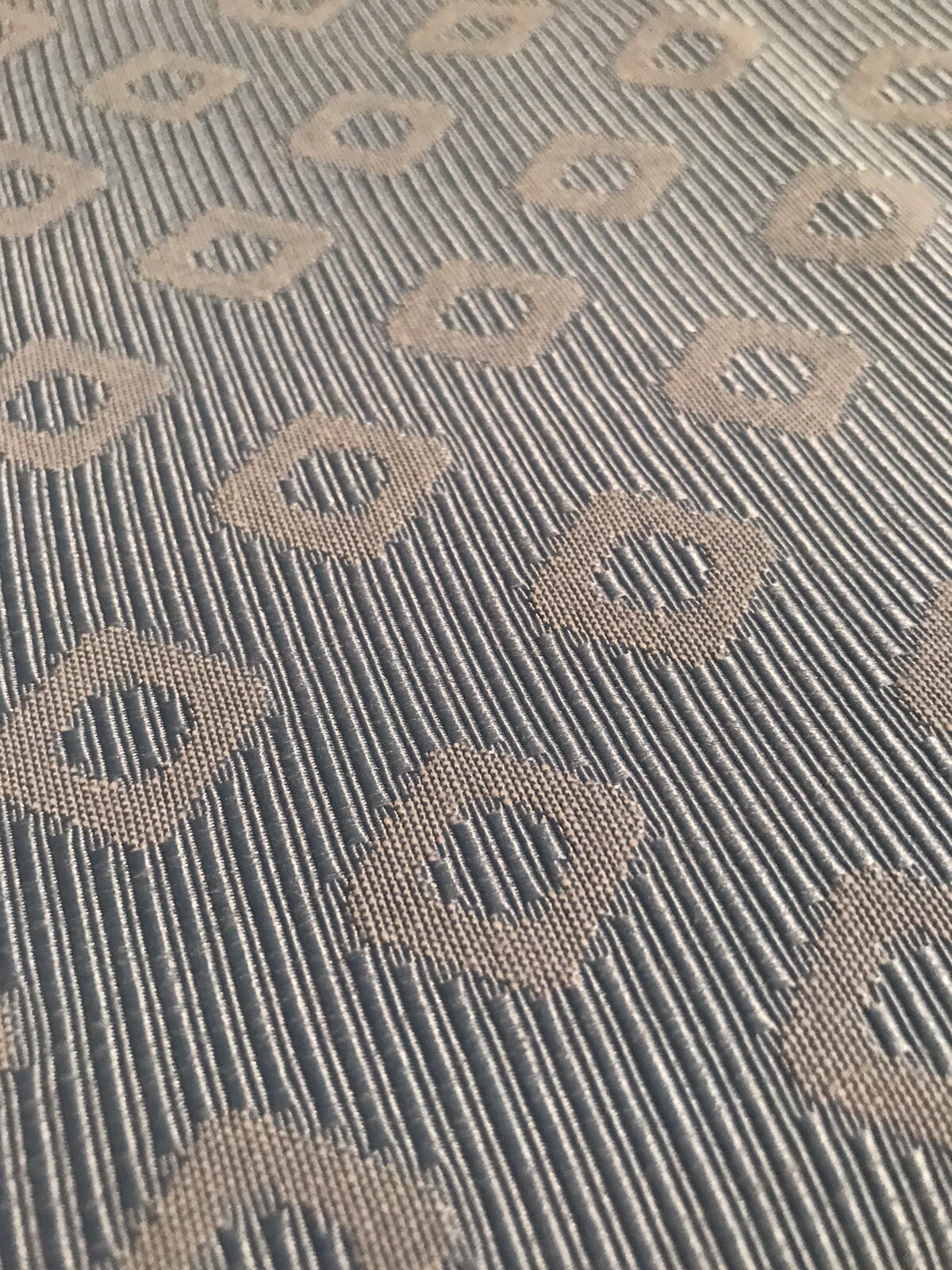 Vintage Blue Rib Cord Diamond Pattern Bedspread King Size EUC | eBay