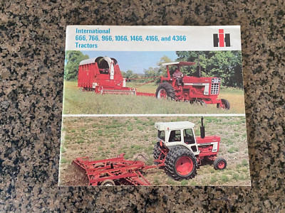 VINTAGE INTERNATIONAL HARVESTER BROCHURE 666,766,966,1066,1466,4166 ...