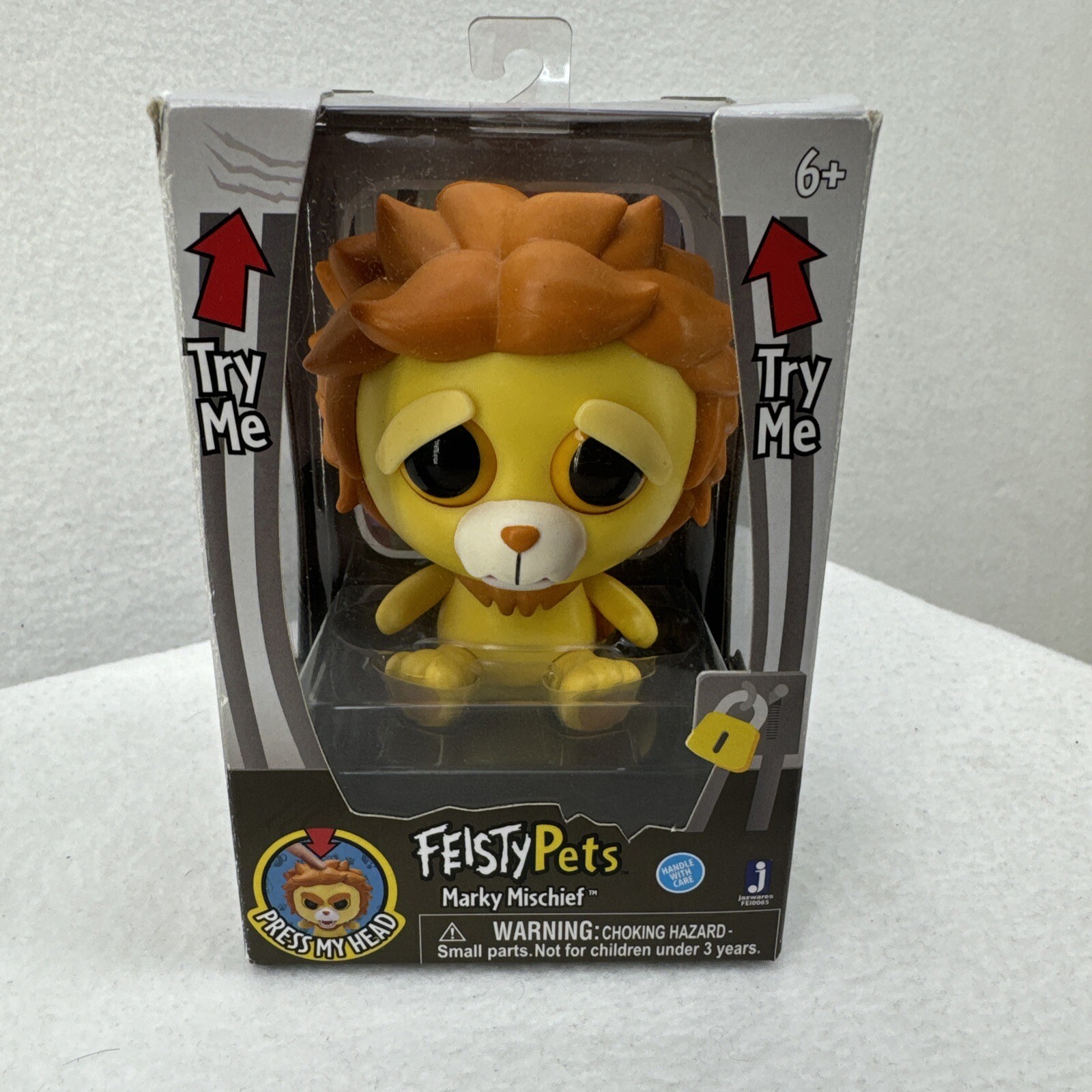 Feisty Pets Marky Mischief 4” Lion Figure | eBay