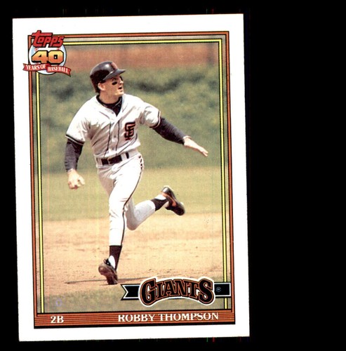 1991 Baseball Topps Robby Thompson San Francisco Giants #705 | eBay