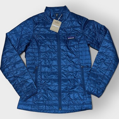 Patagonia Women's Nano Puff Insulated Jacket PrimaLoft Lagom Blue 84217 ...