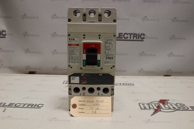 Eaton L630E Industrial 3 Pole 630a Single Phase Circuit Breaker Frame ...