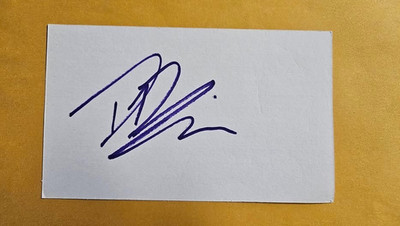 DYLAN O' BRIEN SIGNED 3X5 INDEX CARD AUTOGRAPH | eBay