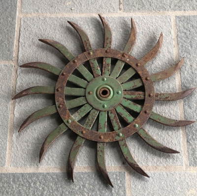Garden - Spiked Rotary Hoe Wheel