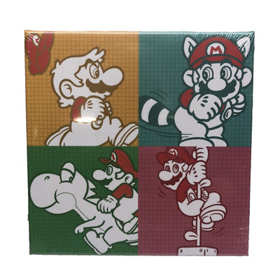 Official Nintendo Super Mario Bros Retro Panel Art Stretched Canvas 6 ...