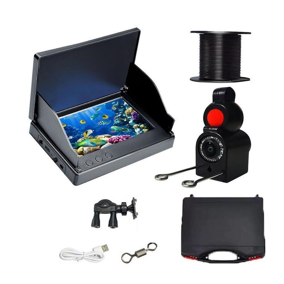 Underwater Fishing Camera, Fishing Monitor Underwater with Camera ...