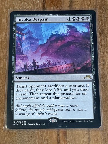 Invoke Despair Kamigawa: Neon Dynasty Regular for sale online | eBay