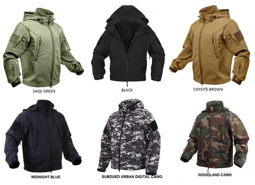 TACTICAL Waterproof Special Ops Jacket Soft Shell Army SWAT Navy USCG ...