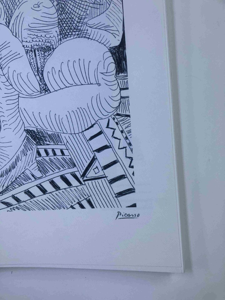 Pablo Picasso Lithography off set cm 50x70 Signing on plate with certificate | eBay