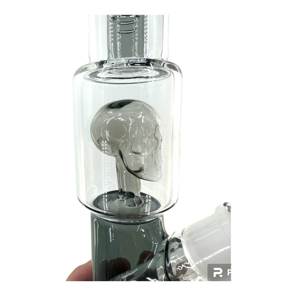 12" Skull Glass Bongs Smoking Glass Water Pipe with skull bowl | eBay