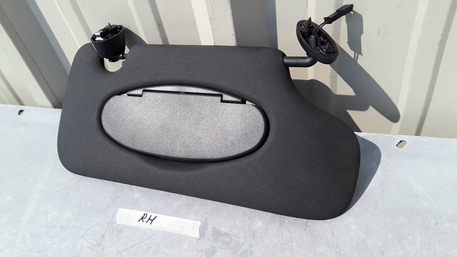 2014 MINI COOPER S R61 PACEMAN RIGHT PASSENGER SIDE SUN VISOR BLACK OEM ...